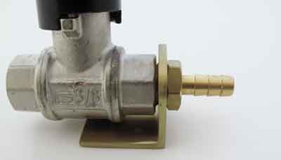 Brass Ball Valve Bulhead Bracket - €4.25 (inc. VAT) - bluemarinestore.com